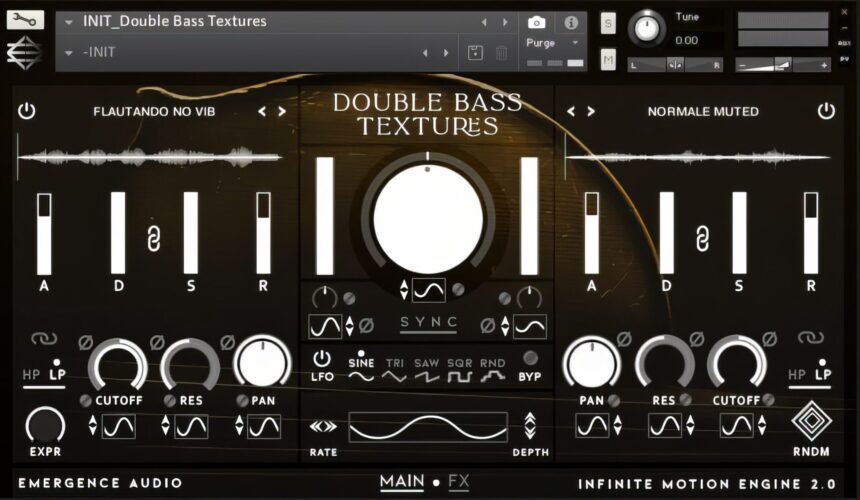 Double Bass Textures - Made For Kontakt Player - NKS Compatible